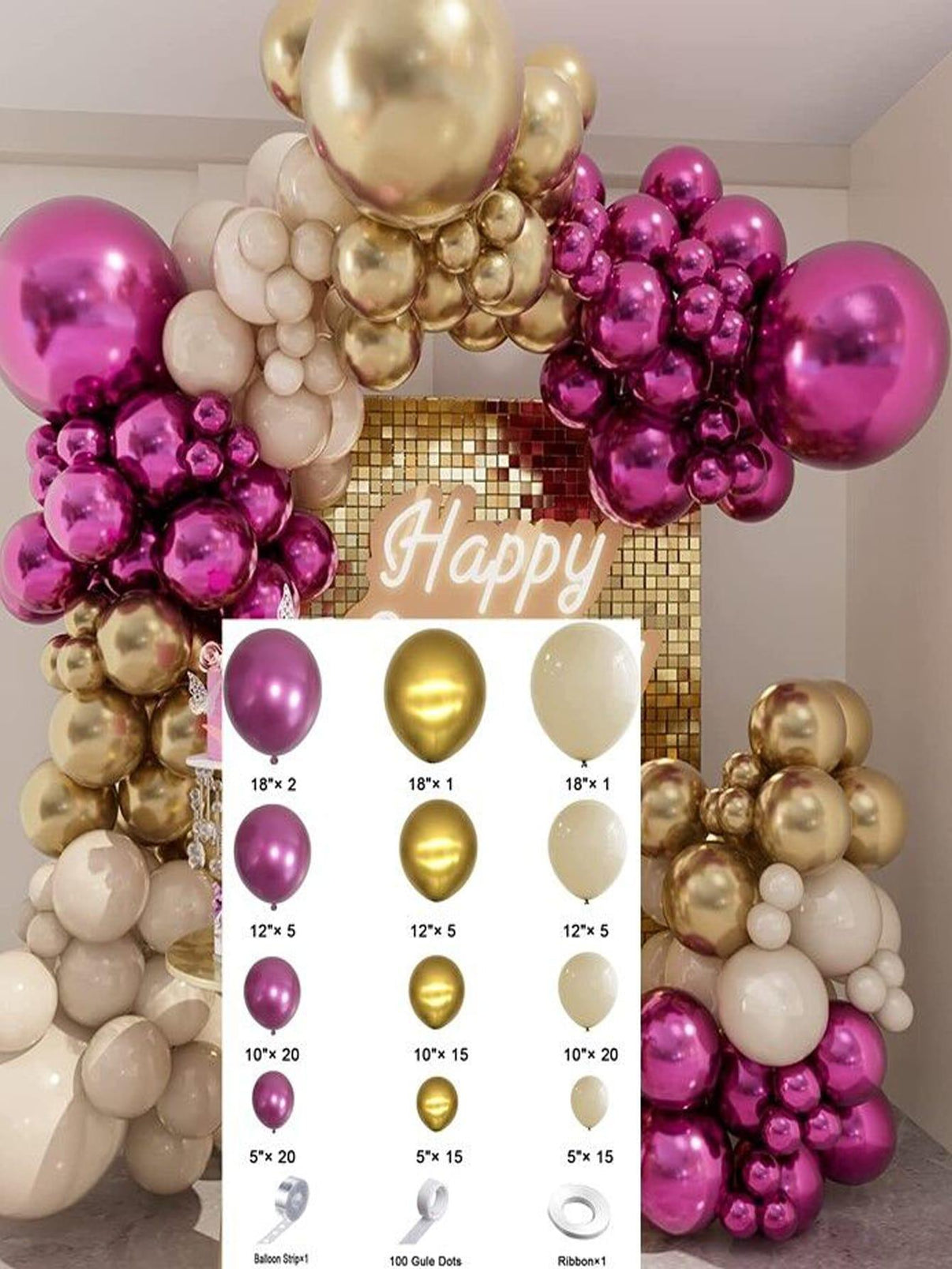 127pcs Mixed Color Balloon Set – Decotree.co Online Shop