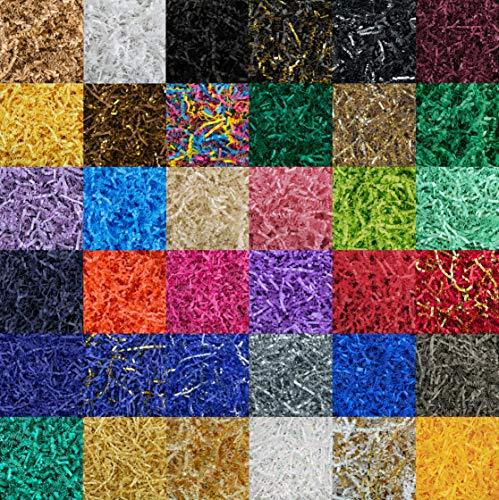 Crinkle Cut Paper Shred Filler for Gift Wrapping & Basket Filling ...