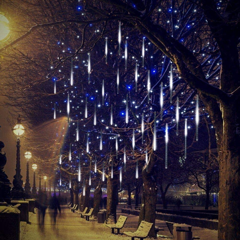 Falling Rain Lights Snow Fall LED Lights Set (Extension plug included ...