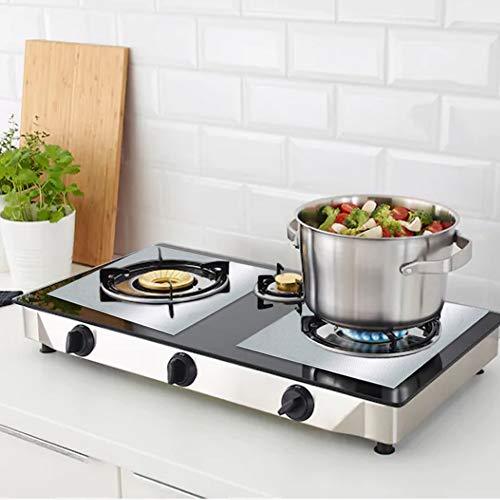 Square Stove Burner Covers, 10 Pack Non-stick Gas Range Protectors Lin ...