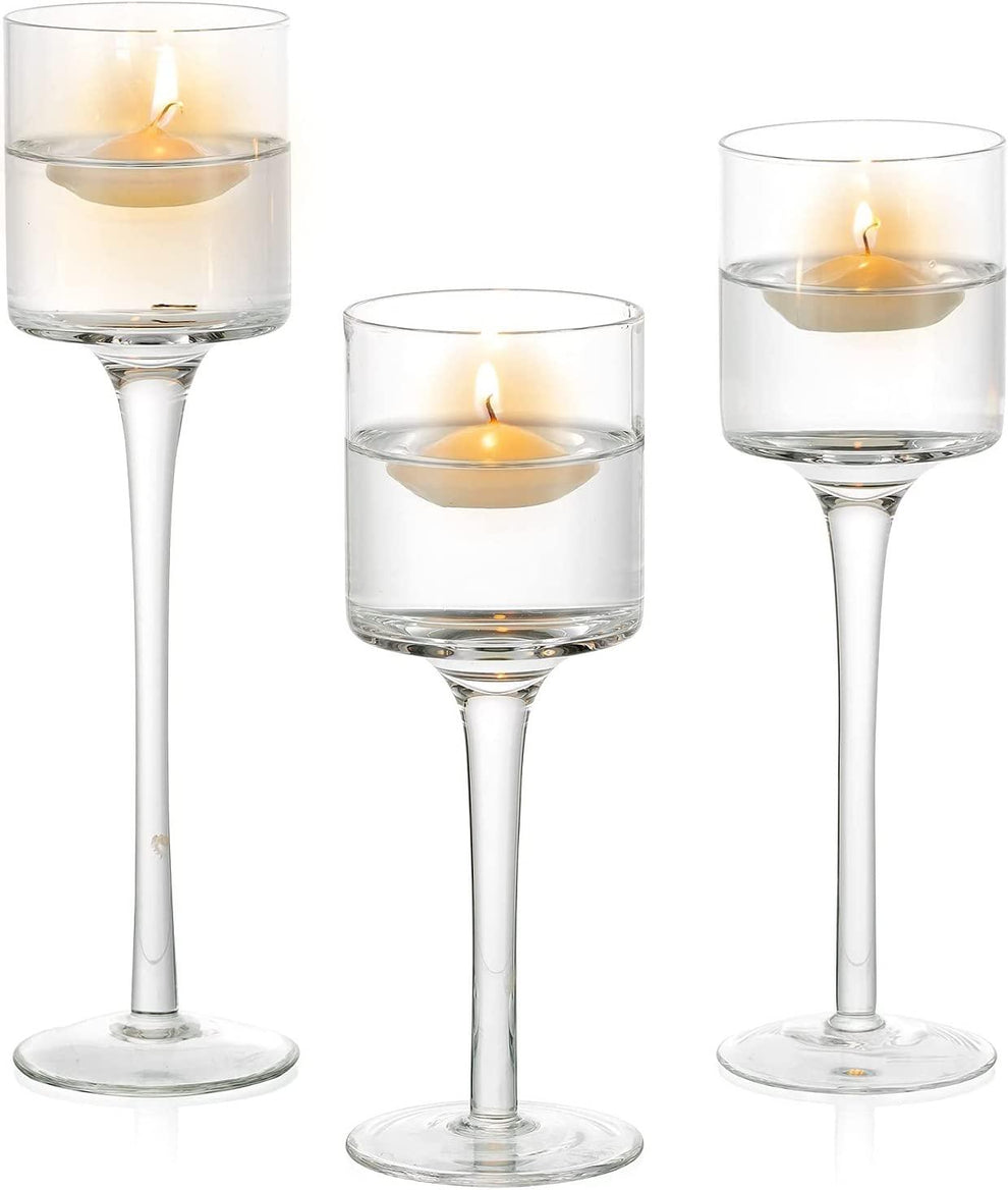 Tea Light Holder Votive Centerpieces - Glass Candle Holders Bulk for W ...